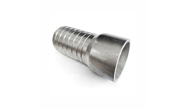 10" WELD/ON SERRATED HOSE TAIL STAINLESS STEEL 304 | IHP